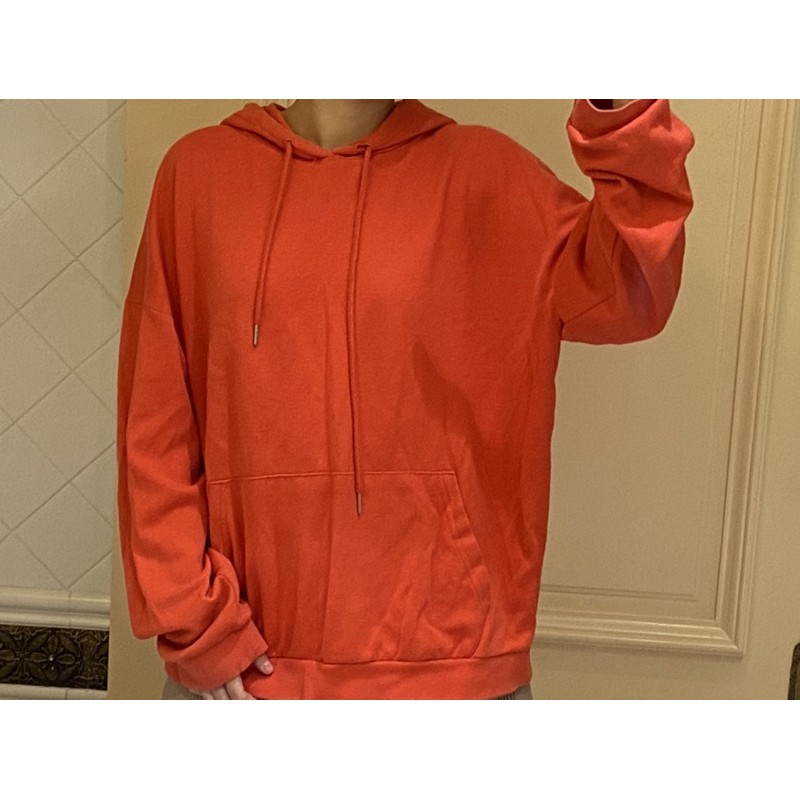 2hand Plain red hoodie (read description carefully) | Shopee Philippines
