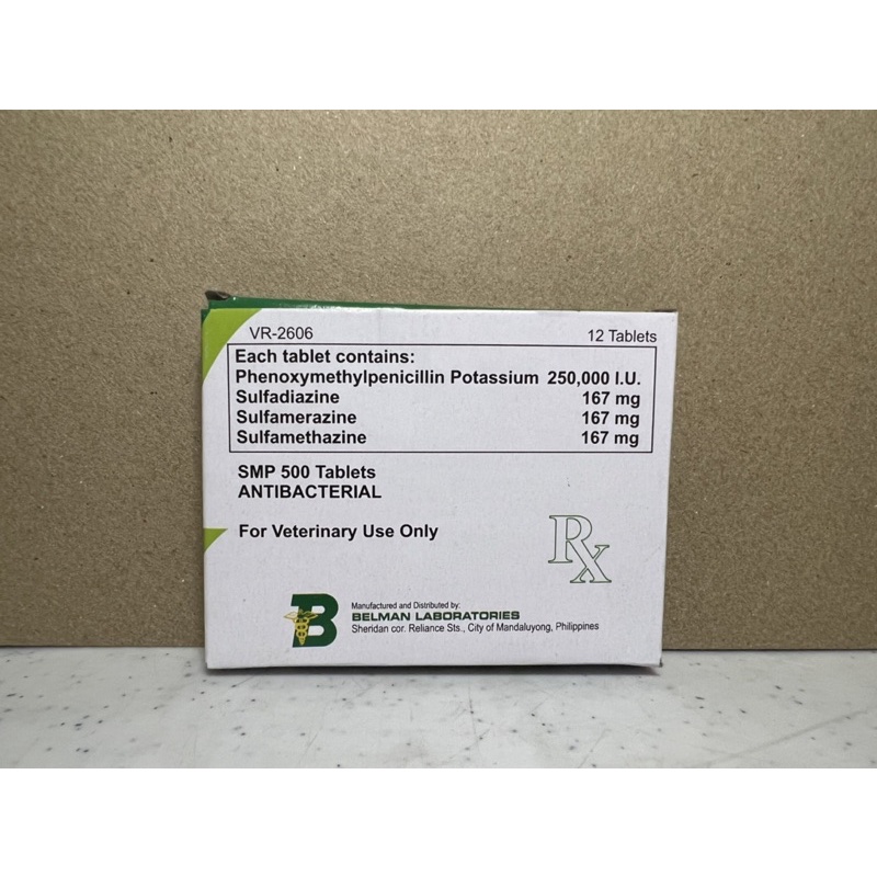 SMP 500 Tablets (1 box / 12 tablets) | Shopee Philippines