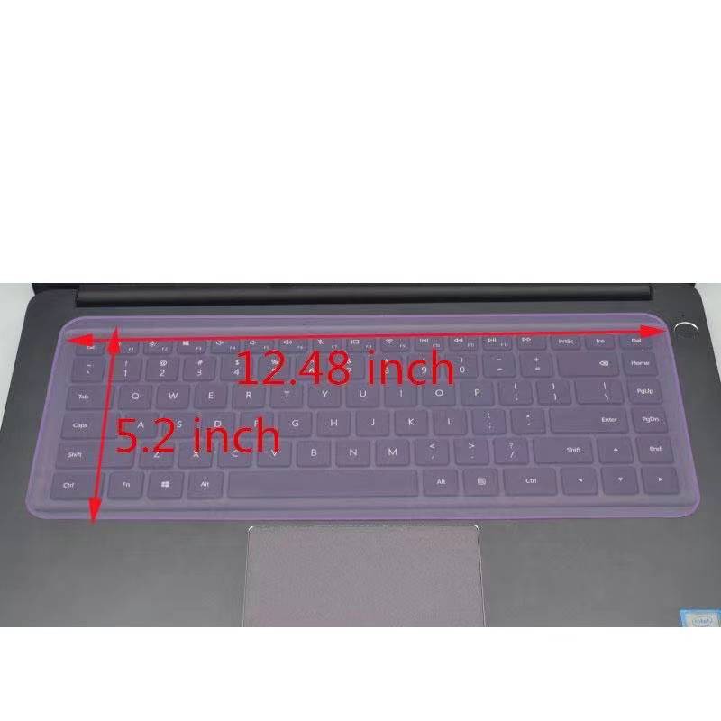 Universal Colored 14 in to 17 inch Silicone Keyboard Protector for ...