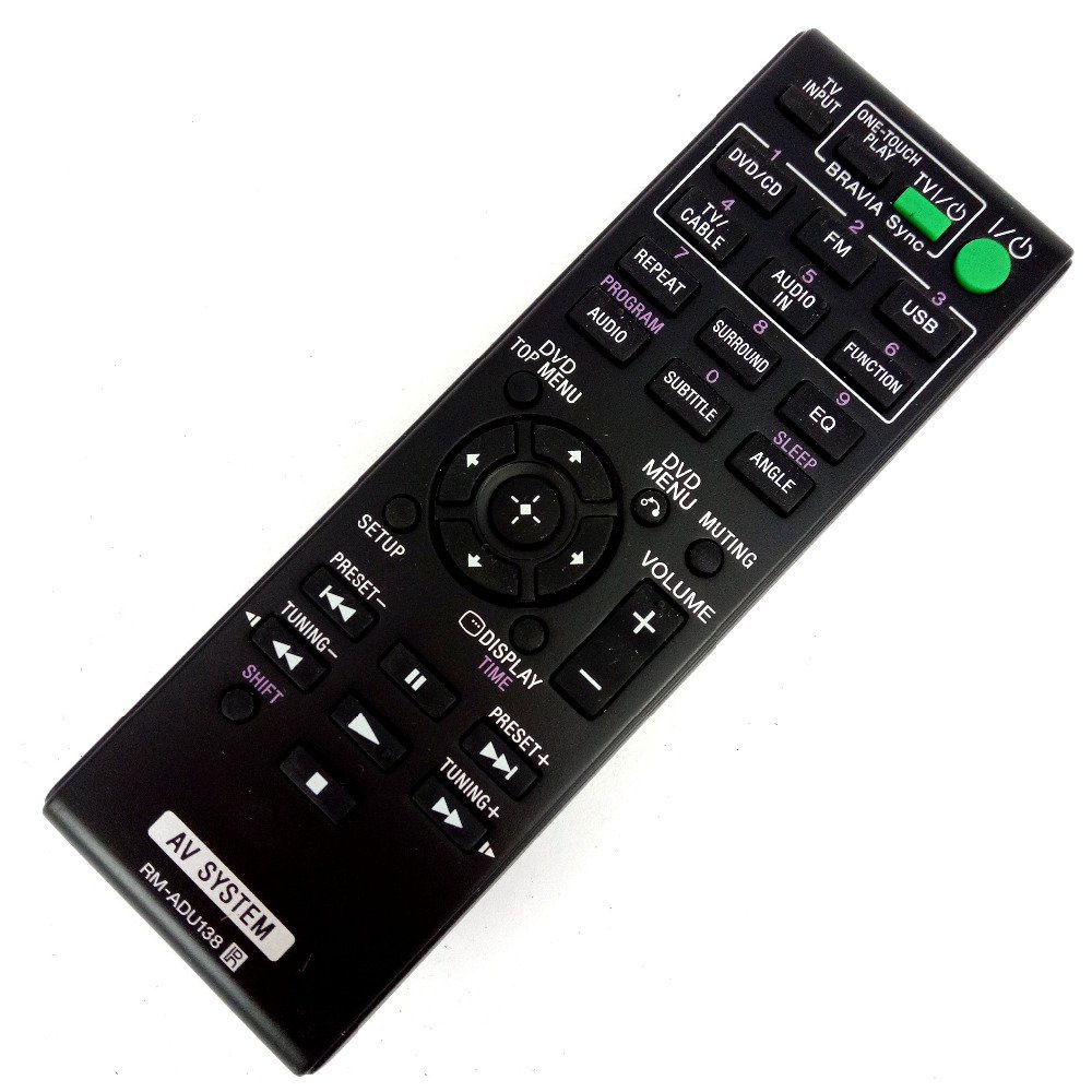 NEW for Sony AV SYSTEM Remote control RM-ADU138 FOR DAV-TZ140 HBD-TZ140 ...