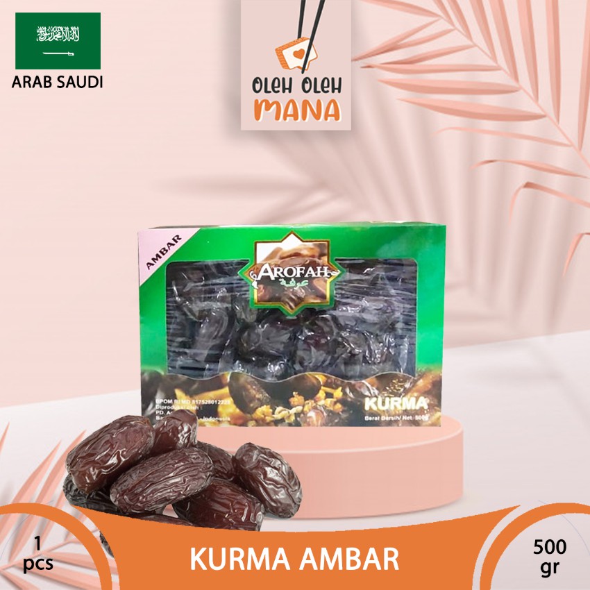 Ambar Madinah dates vacuum pack 500 gr | Shopee Philippines