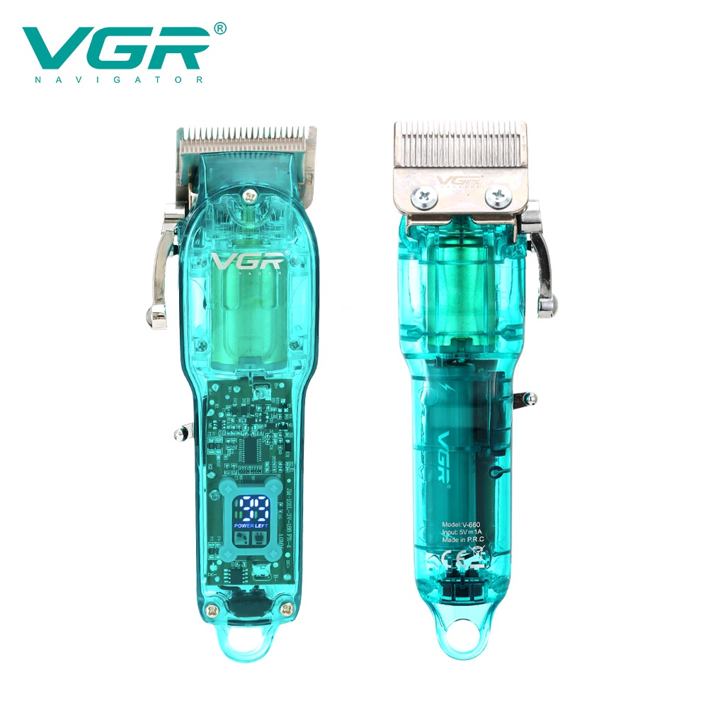 WMARK's brand LCD digital display fluorescent transparent hair clipper ...