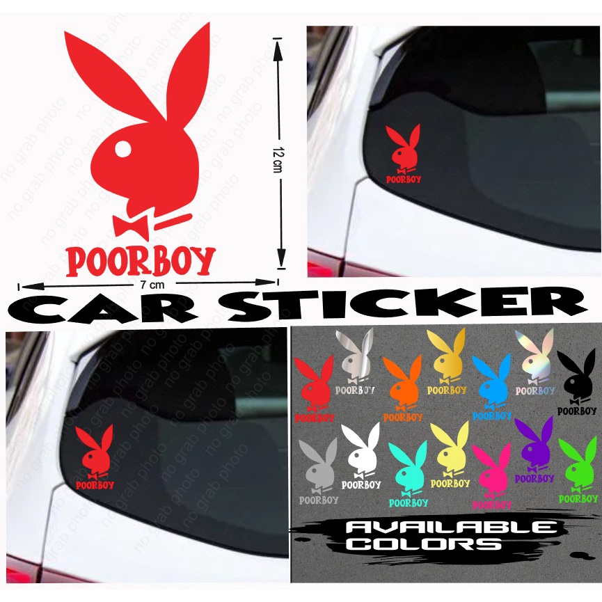 Poor Boy Sticker Decals | Shopee Philippines