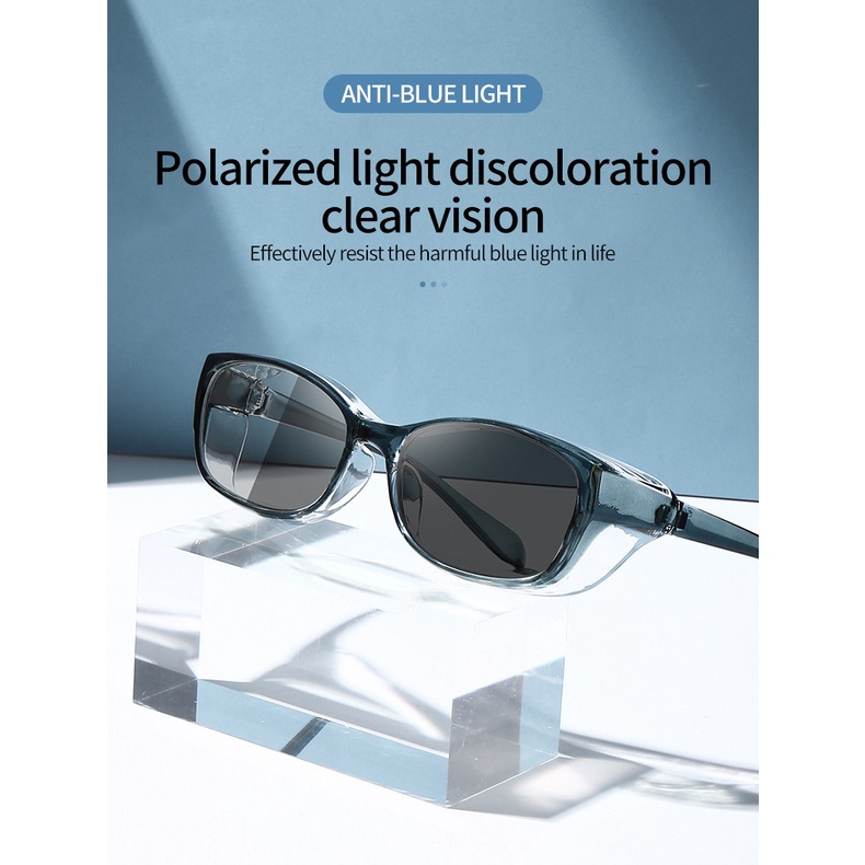 Anti-pollen glasses discoloration anti-fog sunglasses anti-blue light ...