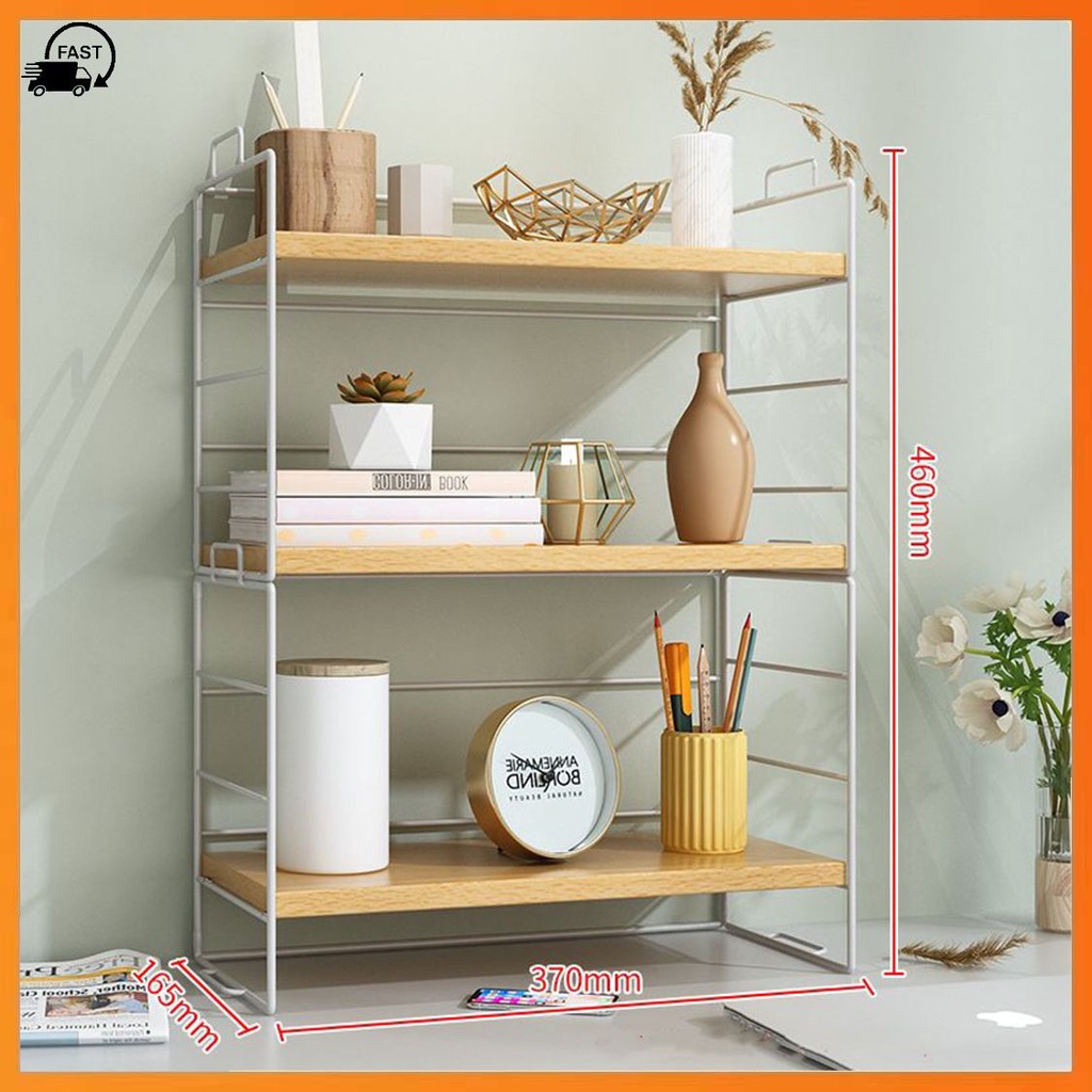 Desktop shelf desk storage multi-storey dormitory desk finishing table ...