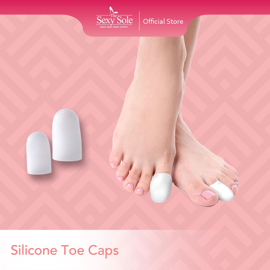 The Sexy Sole Silicone Toe Cap Gel Covers Toenail Injuries Anti Blister ...