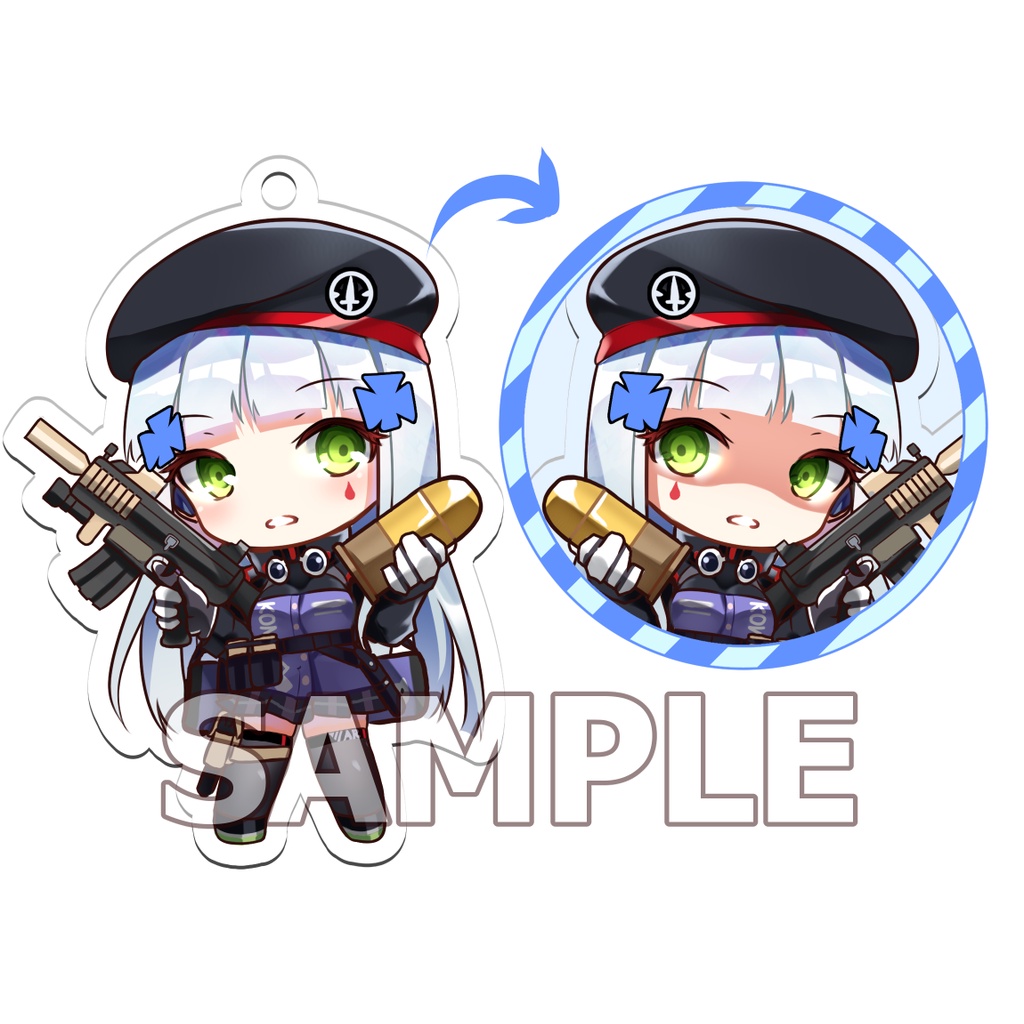Girls' Frontline Acrylic Keychain — illust Spica (Fanmade) | Shopee ...