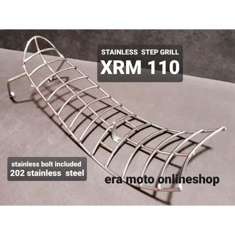 Stainless Step Grill Honda Xrm 110 | Shopee Philippines