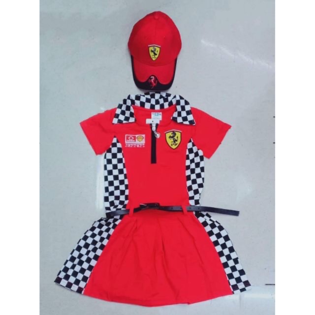 Ferrari Racing Dress Costume for Kids(3-9yrs) | Shopee Philippines