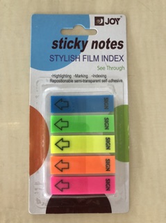 Sign Here Sticky Notes Joy | Shopee Philippines