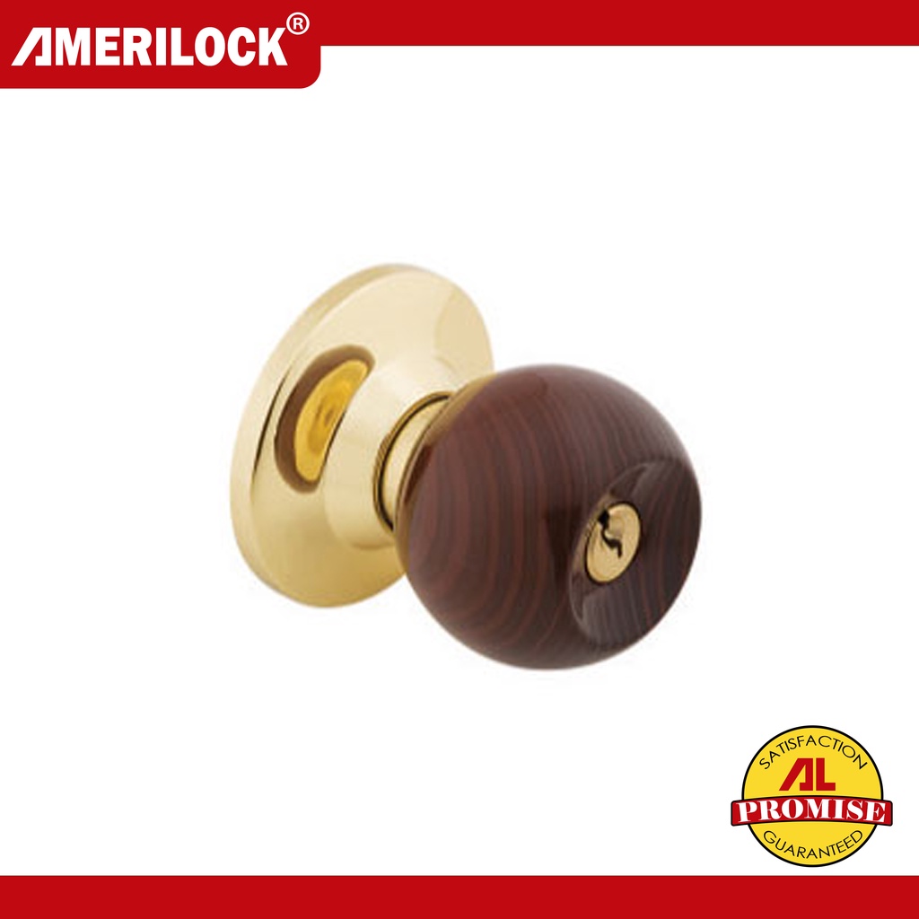 AMERILOCK Door Knob for Bedroom Keyed Entry Lockset (AL 587) Carolina ...