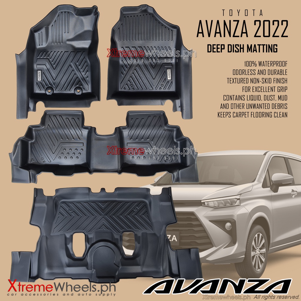 Avanza J E G Veloz 2022-2024 5D Deep Dish matting Thailand Made 1st-3rd ...