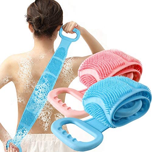 Silicone Back Scrub Bath Shower Body Brush ( RANDOM COLOR ) | Shopee ...