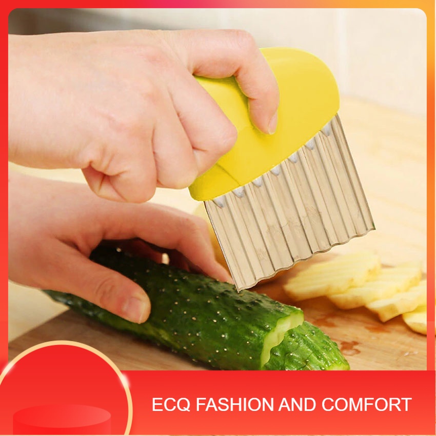 Wavy Potato Onion Slicers Vegetable Fruit Wavy Chopper Crinkle Chopper ...