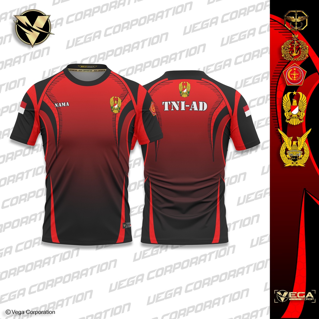 Jersey TNI AD/TNI AL/TNI AL/POLRI Free CUSTOM LOGO And Name | Shopee ...