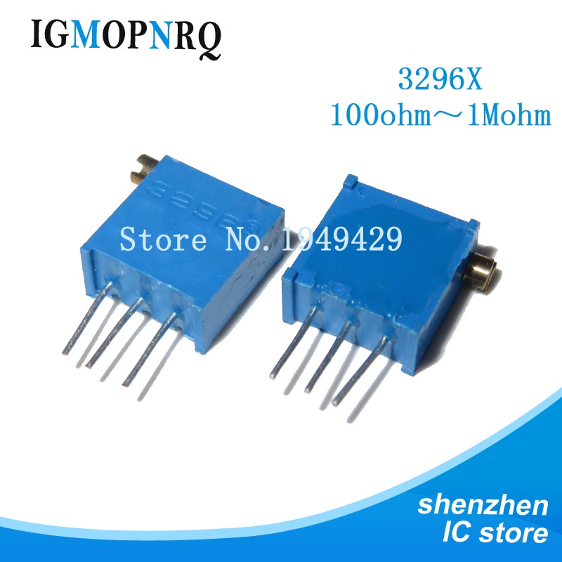10pcs 3296X series resistanceohm Trimpot Trimmer Potentiometer 1K 2K 5K ...