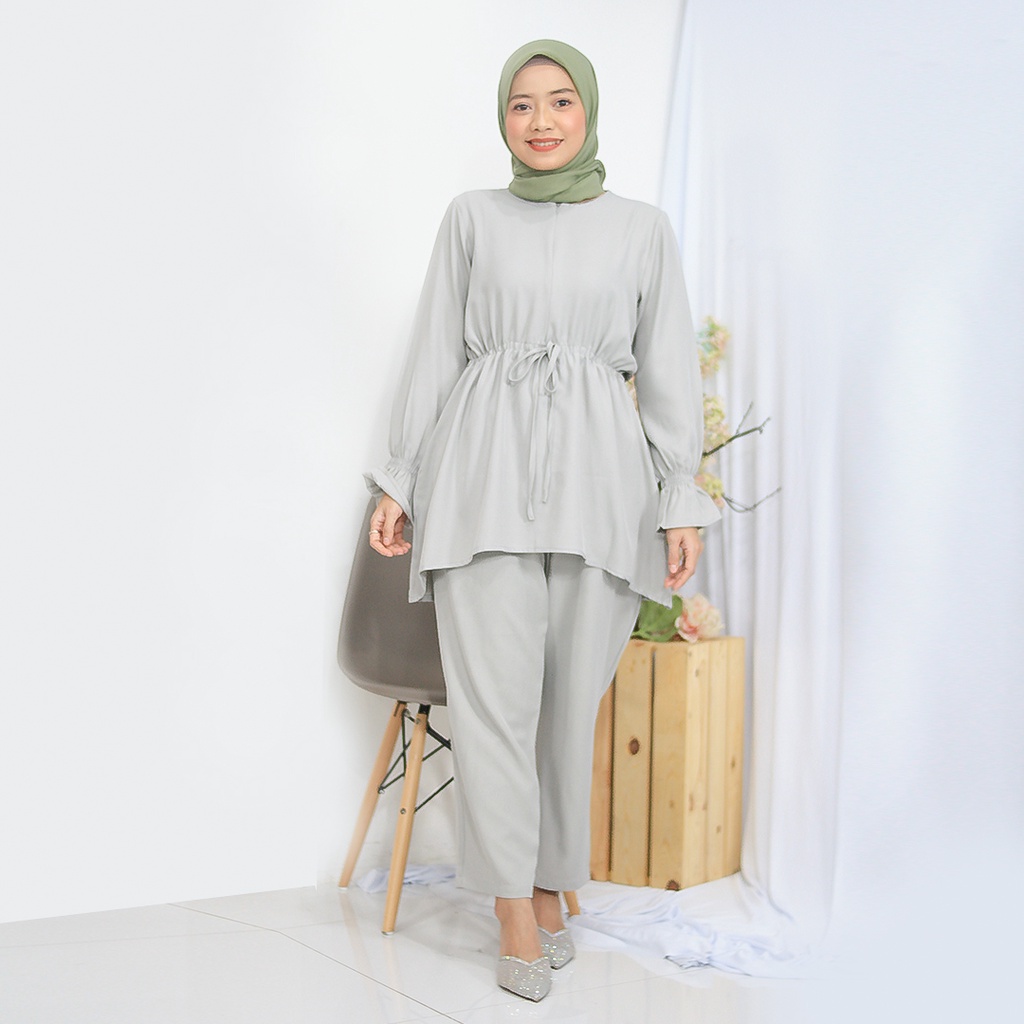 Epic - Powerful Blouse Gray (030099Gr) | Shopee Philippines