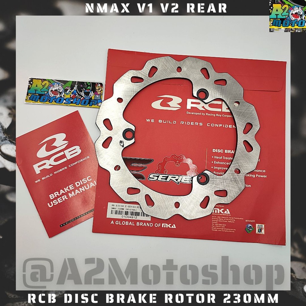 RCB Disc Rotor Nmax V2 V1 Aerox Front and Rear Brake E Series | Shopee ...