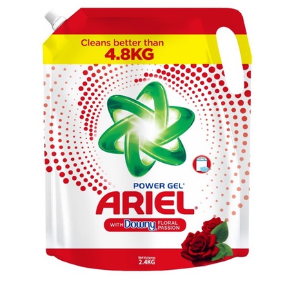 Ariel Laundry Detergent Liquid Floral Passion w/ Downy 2.4L | Shopee ...