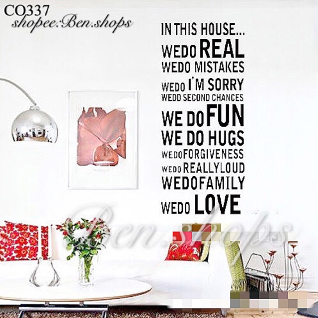 3D We Do Fun Wall sticker Easy Removable leave no trace 90Cm | Shopee ...
