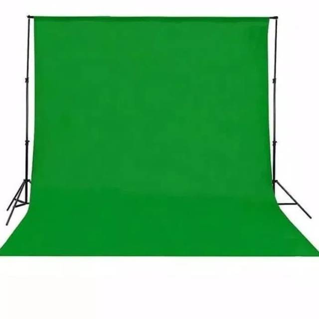 HIJAU LAYAR Green / plain GREEN screen Background measuring 2,7X3 ...