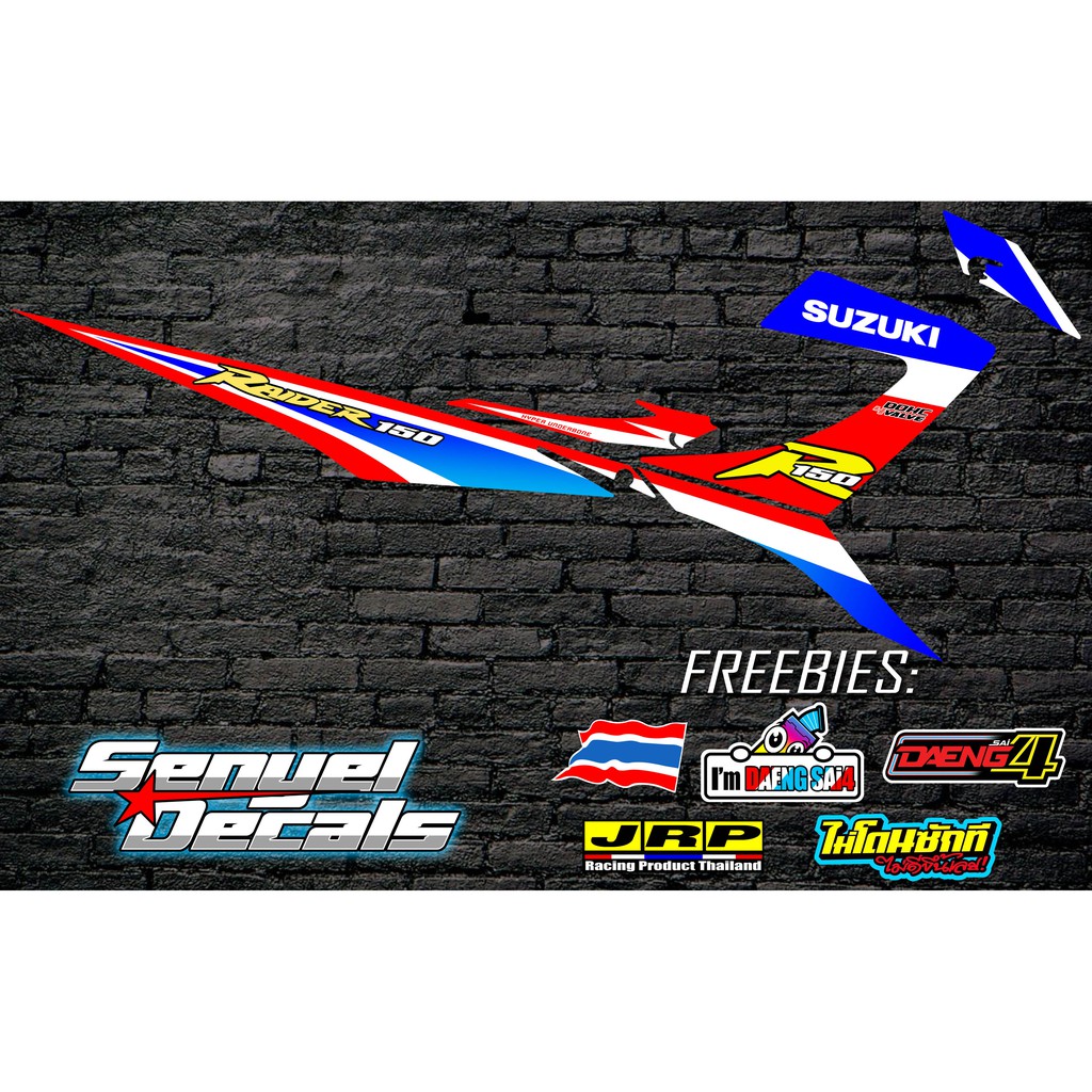 Raider 150 Thai Decals | Shopee Philippines