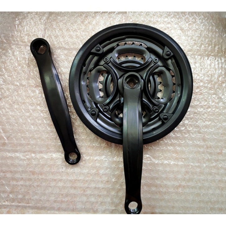 Xunwuk Crankset 170mm Folding Bike MTB Bicycle Crankset 24/34/42T x L ...