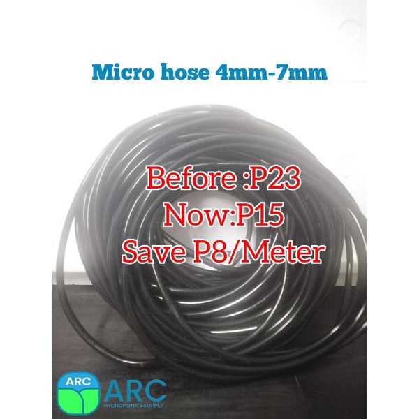 micro hose 4mm for nft set up or drip | Shopee Philippines