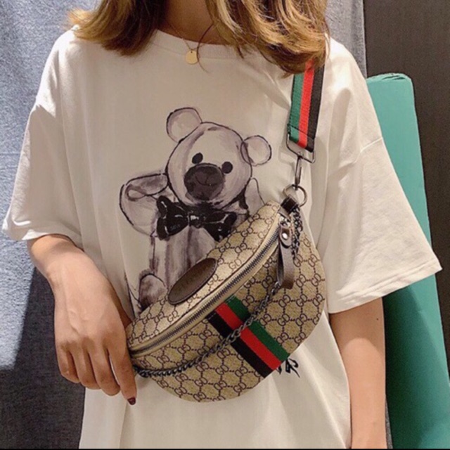 Branded Unisex Leather original GD Waist Belt Bag | Shopee Philippines