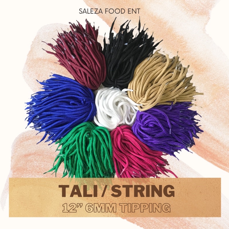 100pcs String Tali Paper Bag Tali Ziplock Tali Zipperbag Tali Box Rope ...