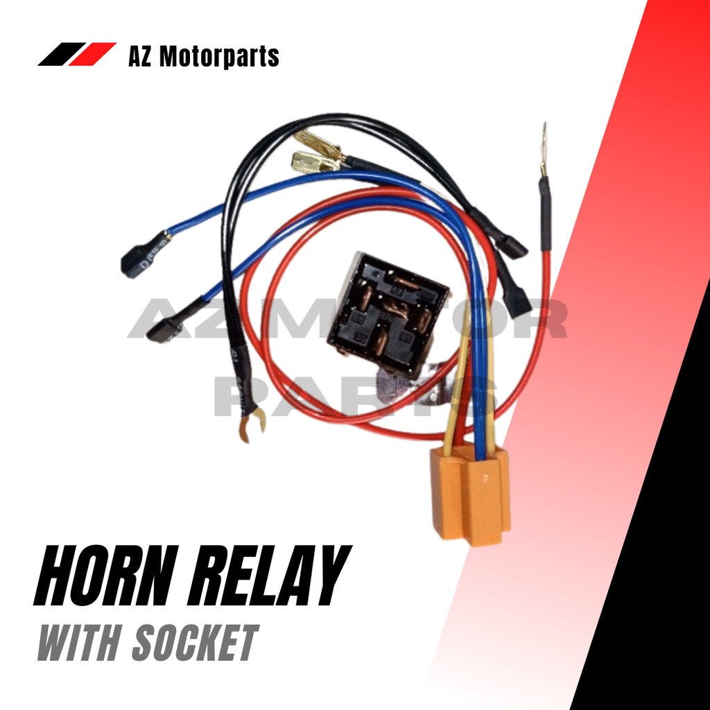 HORN RELAY WITH SOCKET | Shopee Philippines