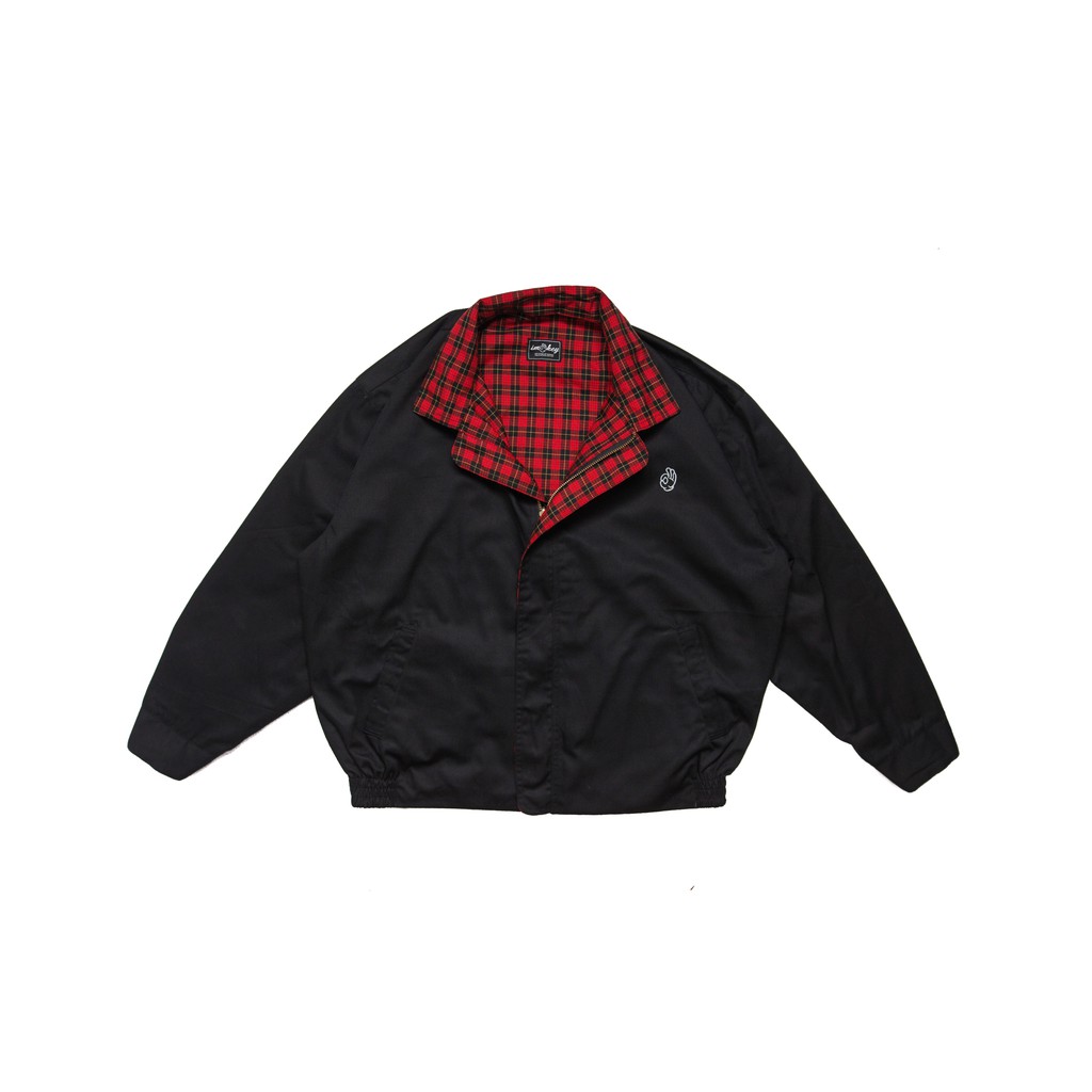 Imokey Rodney Black: Reversible Harrington Jacket - Men's Jacket ...