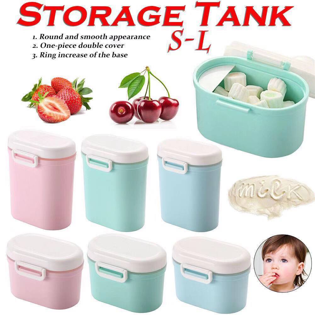 Milk powder storage box Complementary food box Baby milk storage box ...