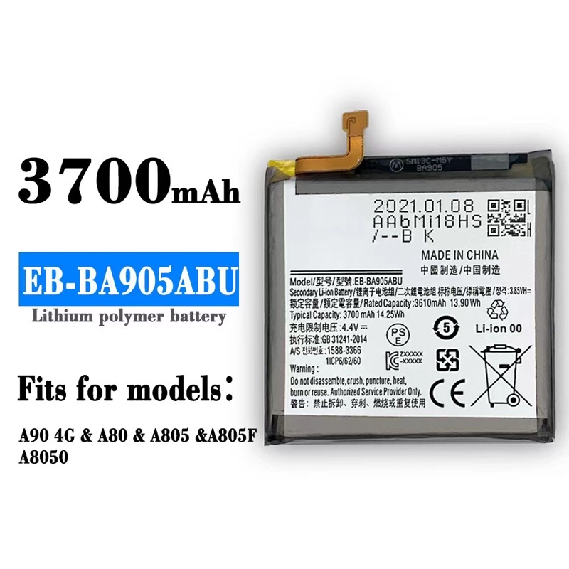 ♧Orginal EB-BA905ABU Battery For Galaxy A90 A80 SM-A905F SM-A8050 SM ...