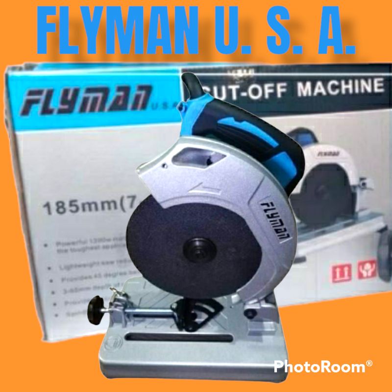 HEAVY-DUTY CUT-OFF MACHINE POWERFUL 1200W FLYMAN ORIGINAL | Shopee ...