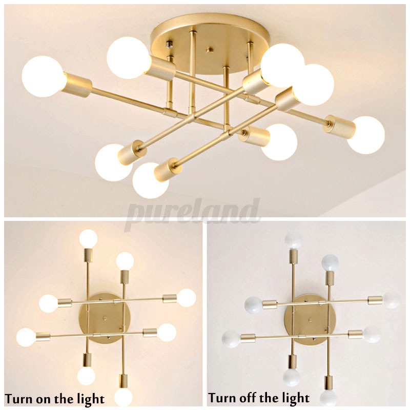 Ceiling Light Modern Style 8 Light Chandelier Light Fixture Chandelier ...