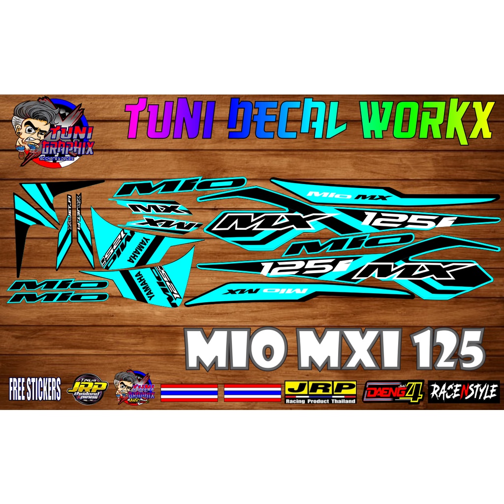 Mio Mxi 125 Stock Decals (11 COLORS) | Shopee Philippines