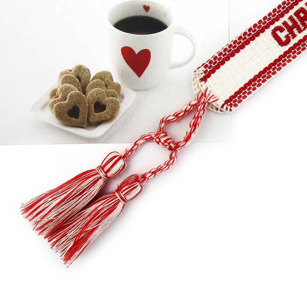 Light Luxury Fabric Woven Letters Ladies Bracelet New Adjustable Thread ...