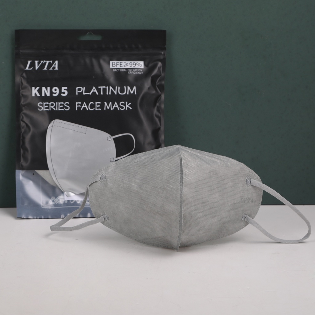 KN95 Face Mask LVTA Platinum Series KN95 Disposable Face Mask | Shopee ...