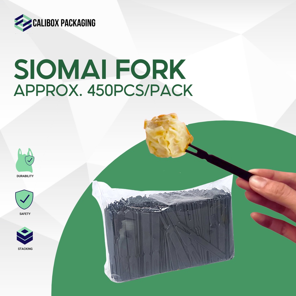 Calibox Packaging Siomai Fork Takoyaki Fork (Mini Fork) Approx. 450pcs ...
