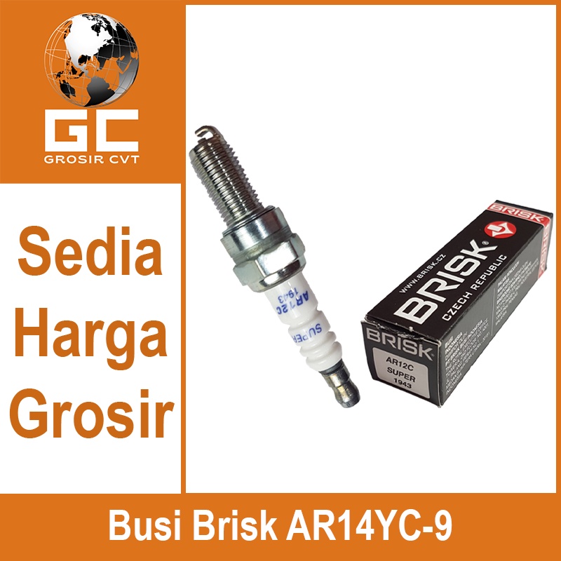 Brisk AR14Y-C Spark Plug SATRIA FU JUPITER MX THUNDER Click Beat ...