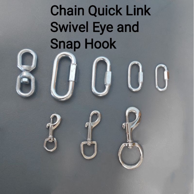 Quick Link Lock Safety Screw Hook Climbing Gear Kadena Chain Snap Hook ...