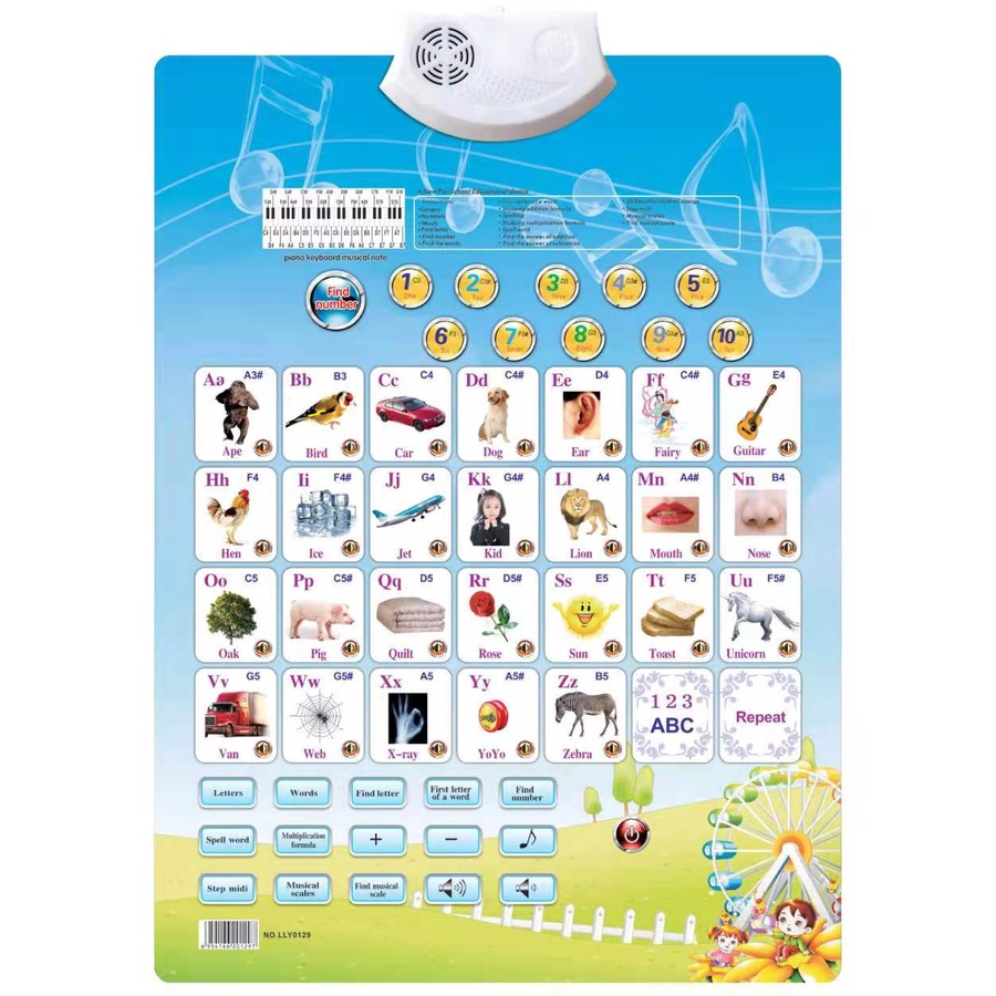 TALKING CHART/ EDUCATIONAL CHART/ BABY CHART NEW ARRIVAL COD | Shopee ...