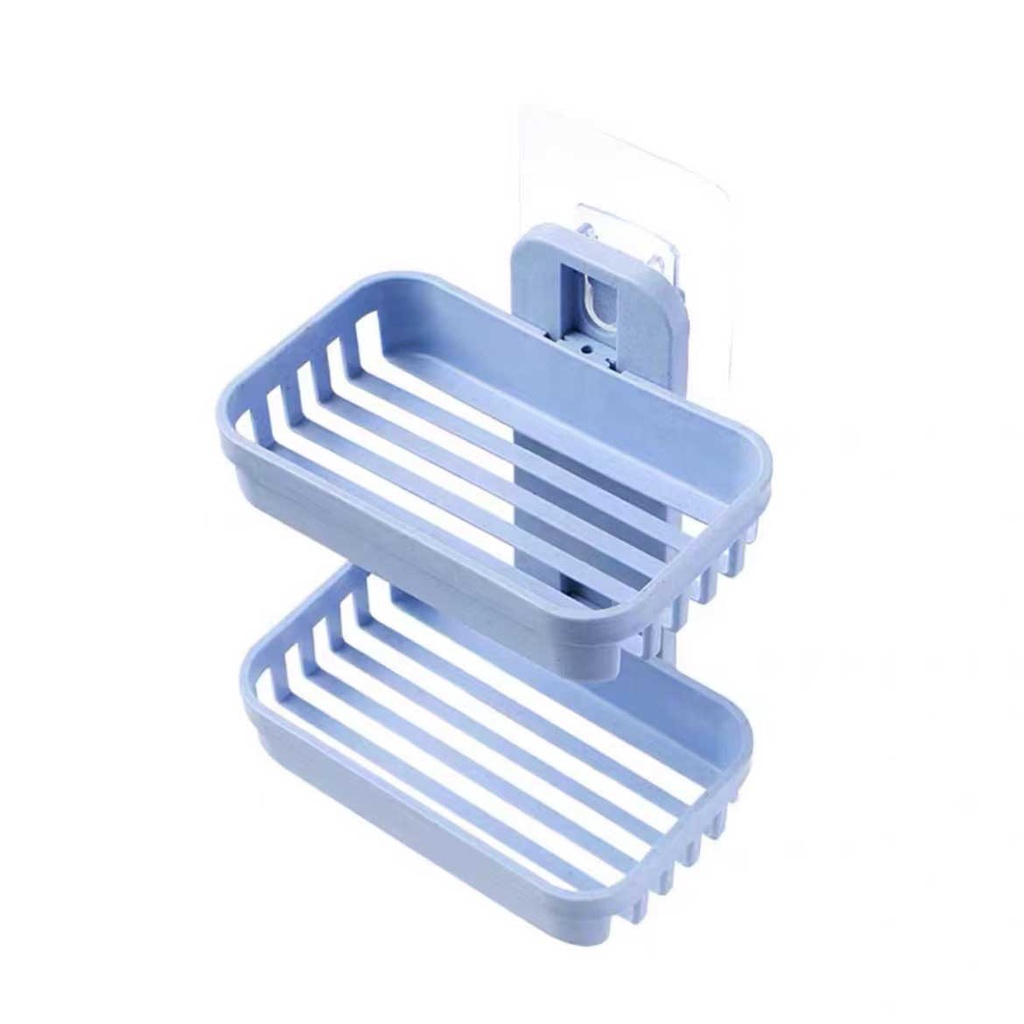 Soap Box Creative Drain Soap Storage Rack Punch-Free Suction Cup Cute ...