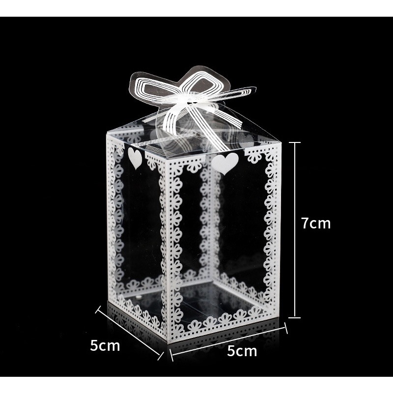 10pcs PVC acetate box for gift box wedding gift box giveaway gift ...