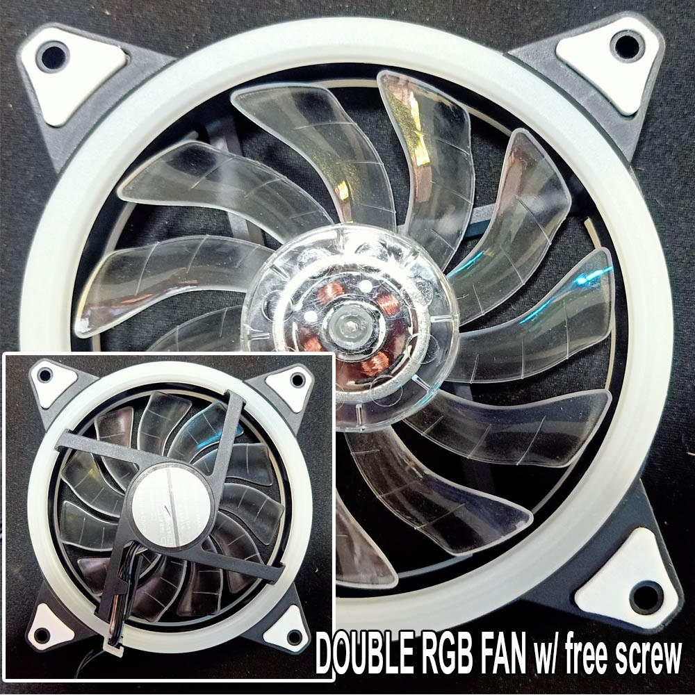 Inplay M10 Rainbow Rgb 120mm Led Cooling Silent Fans Cpu fan cooler ...