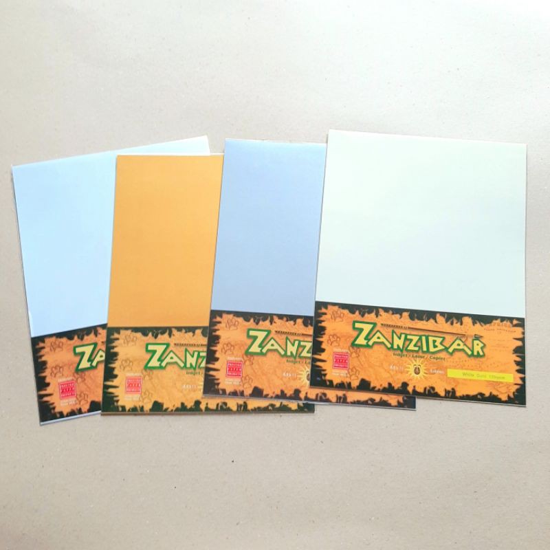 Zanzibar Prestige Metallic Paper (5 sheets) | Shopee Philippines