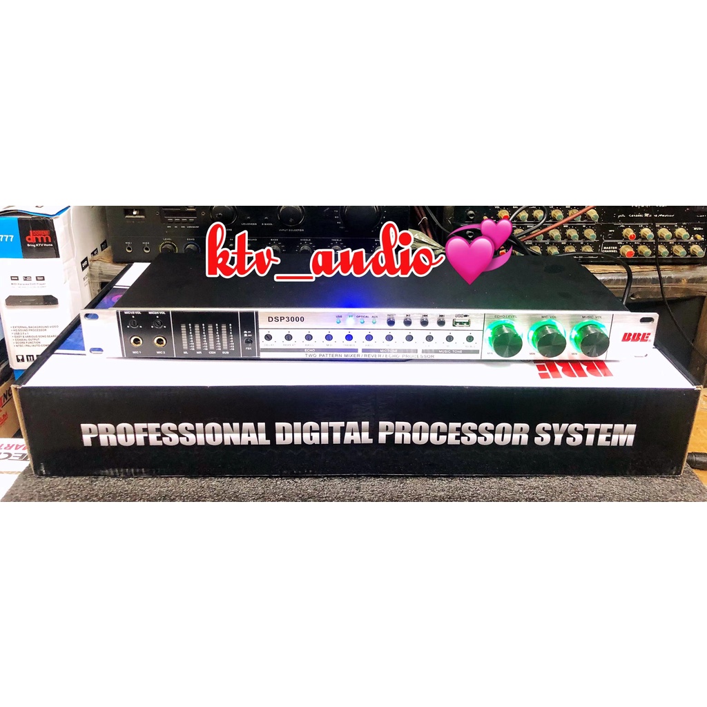 DBX DSP3000 Professional Digital Processor System DSP karaoke processor with bluetooth and sub ...