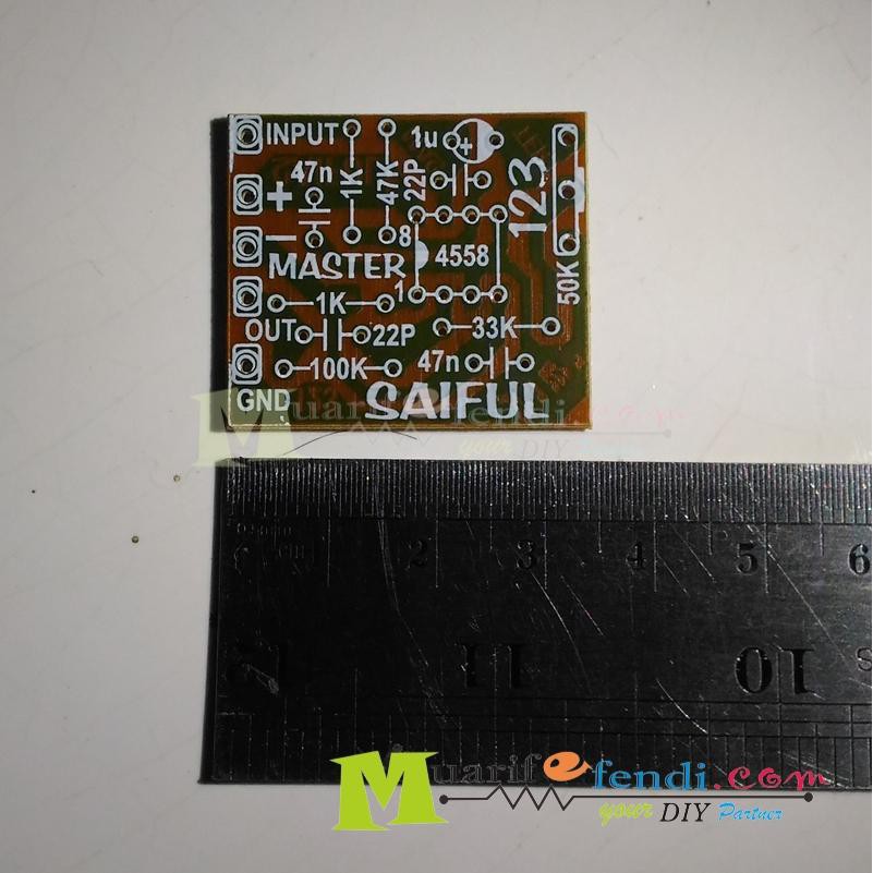 Pcb Master Saiful Mono Final Mixer Gain Enhancer Strengthening | Shopee ...