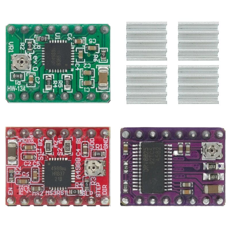 Circuitrocks Stepper Motor Driver Stepstick A4988 Drv8825 With Heat ...